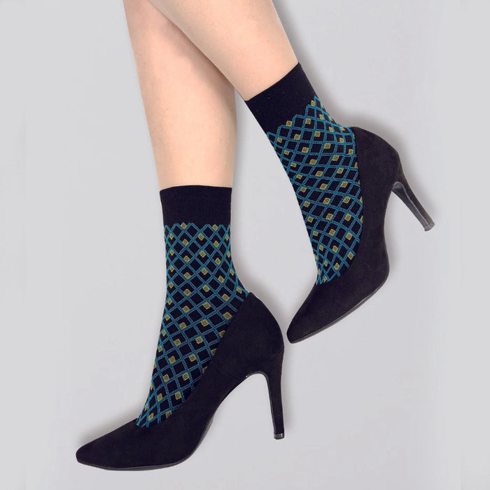 ダイヤパターンソックス/CALZINO DONY/Pierre Mantouxオンラインショップ